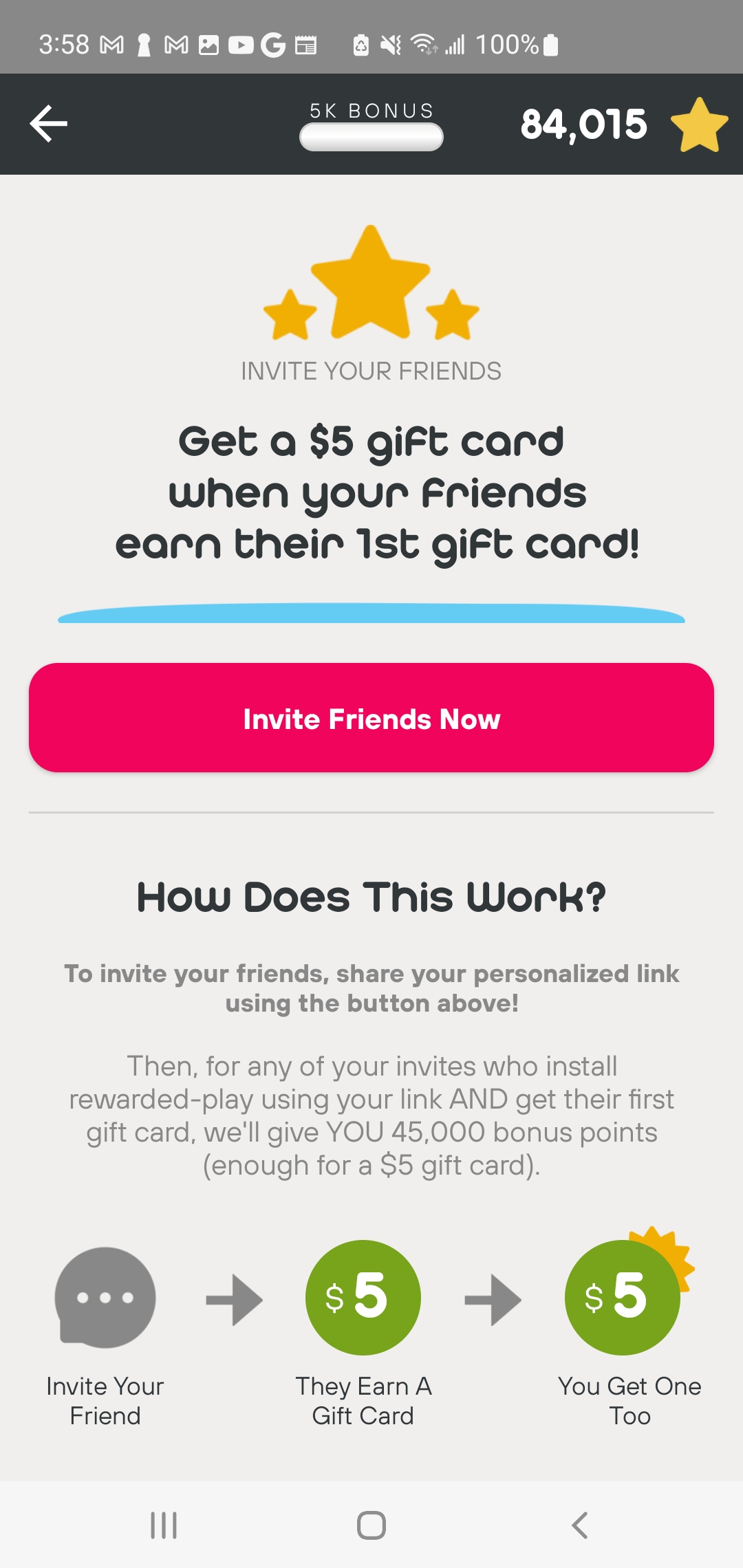 How do I Invite my Friends to play your app and earn additional points ...